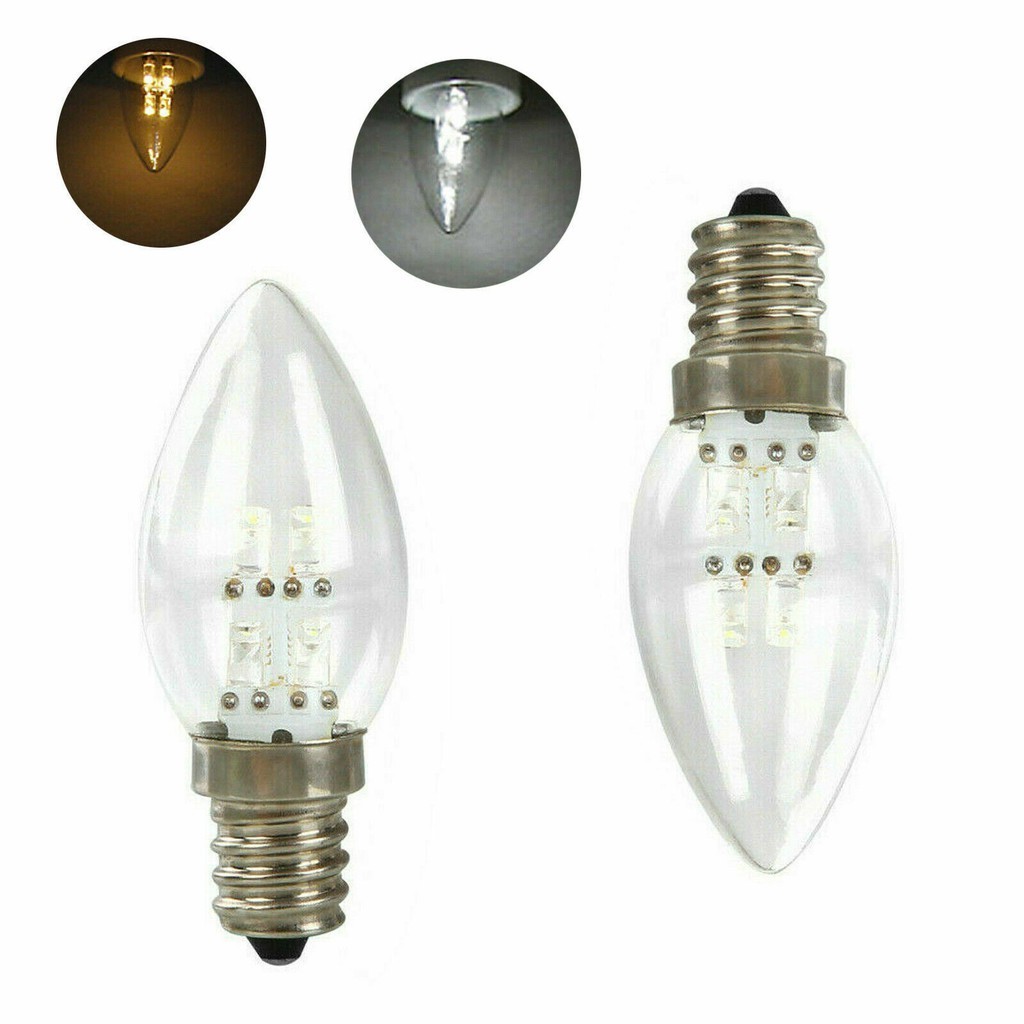E12 LED Light Bulb Candle Lamp Chandelier Light 10W Equivalent Lamps ...