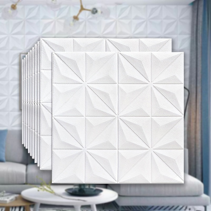 Spot Wallpaper ceiling foam wall paper dinding adhesive wall decor 3D ...
