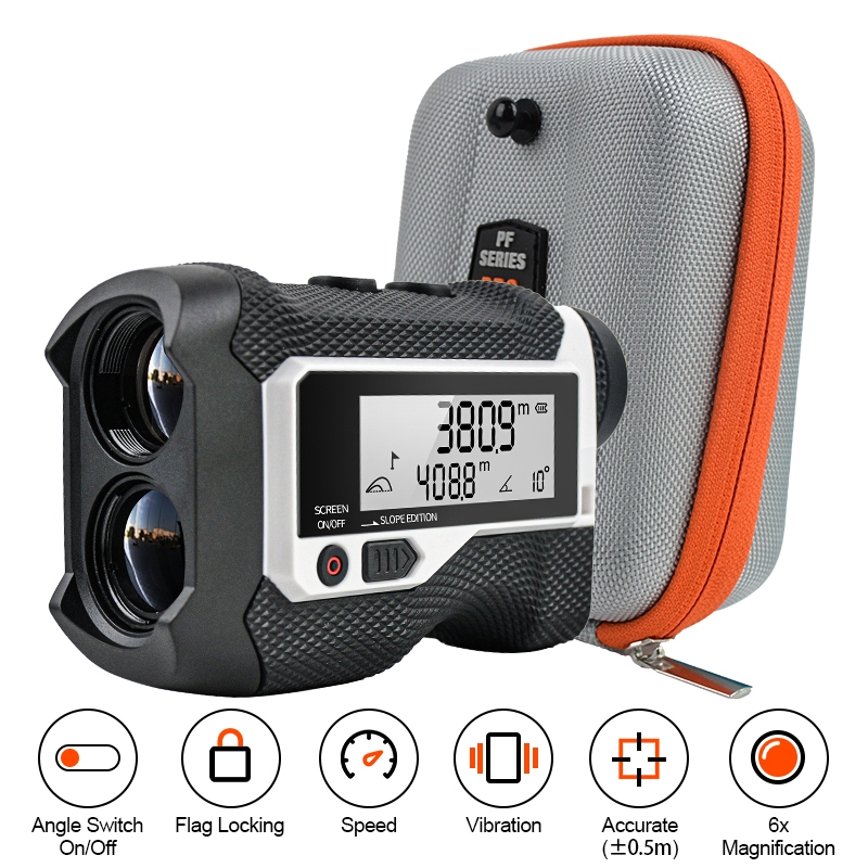 Large Screen 800m Rangefinder Vibration Function Portable Golf Outdoor ...