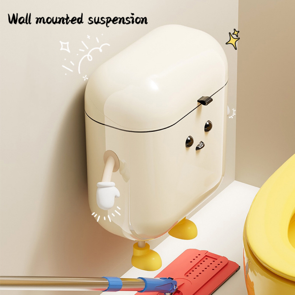 9L/12L Kitchen Dustbin for Home Restaurant Hanging Rubbish Bin With Lid ...