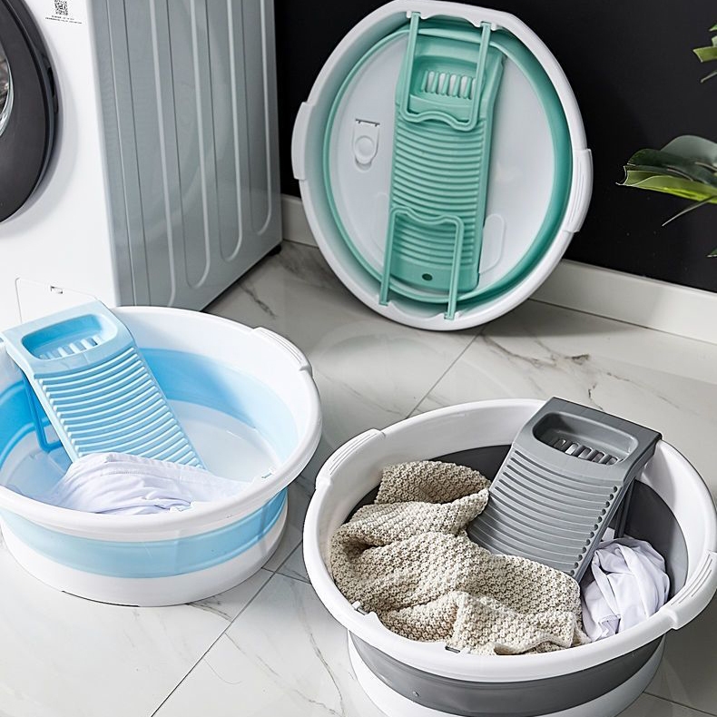 Foldable Laundry Basin Household Large Size Deep Laundry Basin Extra ...