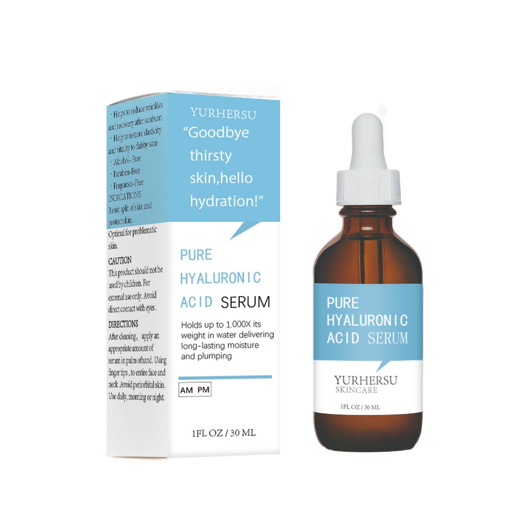 Hyaluronic Acid Serum for Skin 100% Pure Anti Aging Serum Intense ...