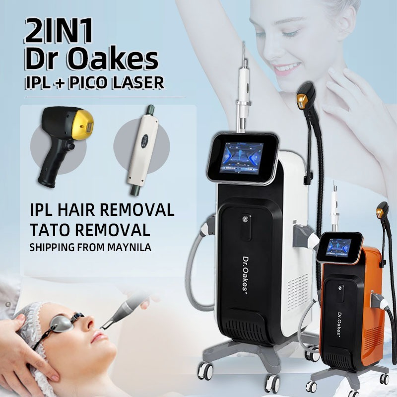 2 in 1 Pico Laser machine Tattoo Removal Diode Laser Hair Removal Deka ...