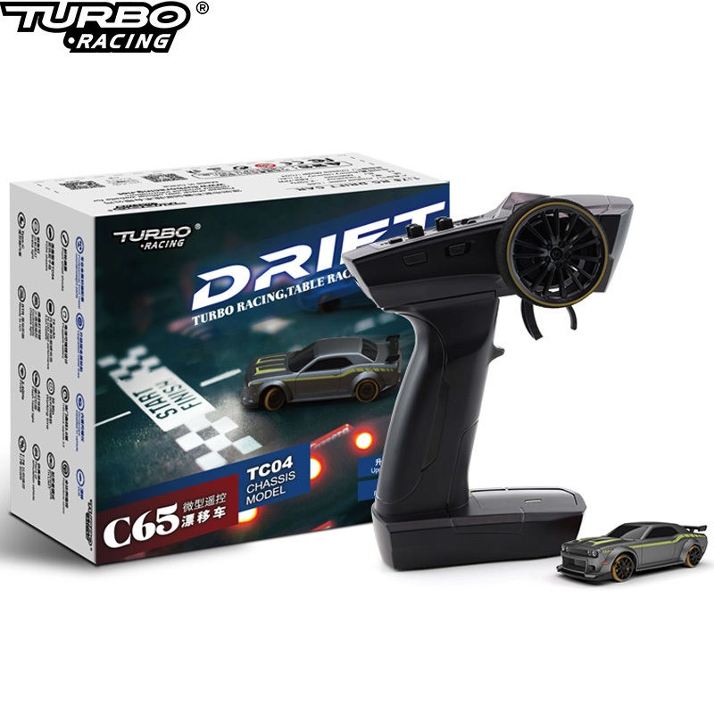 Turbo Racing 1:76 C65 Drift RC Car With Gyro Radio Full Proportional ...