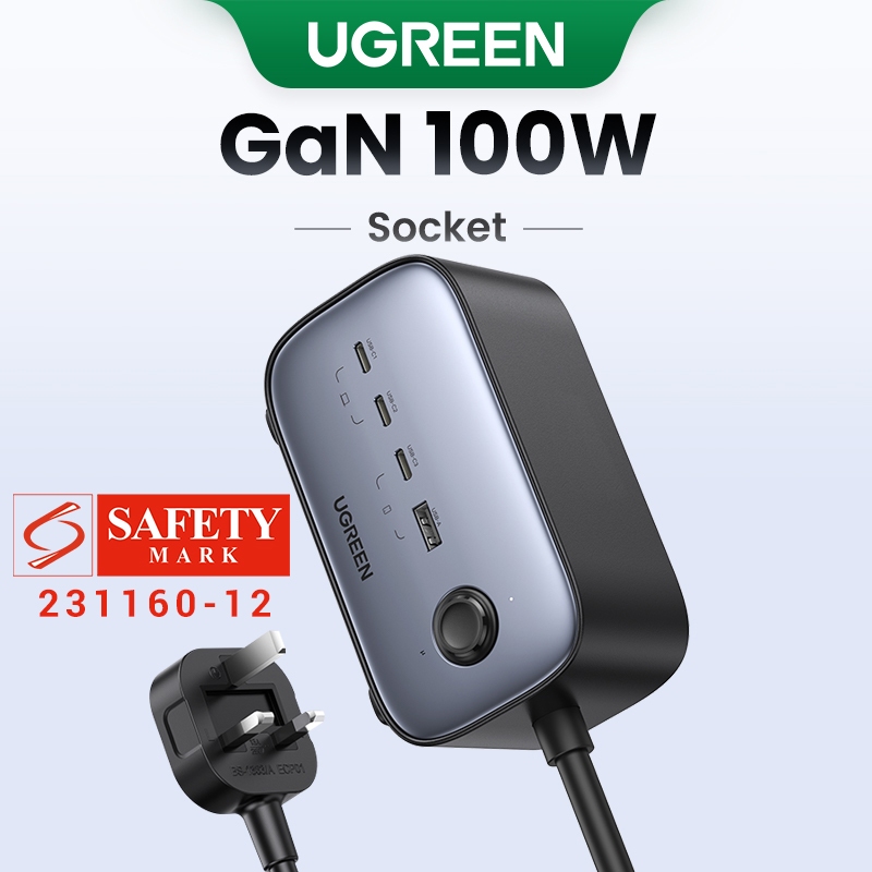 New in Sale UGREEN USB C Charger 6 in 1 GaN Power Adapter Multi Port ...