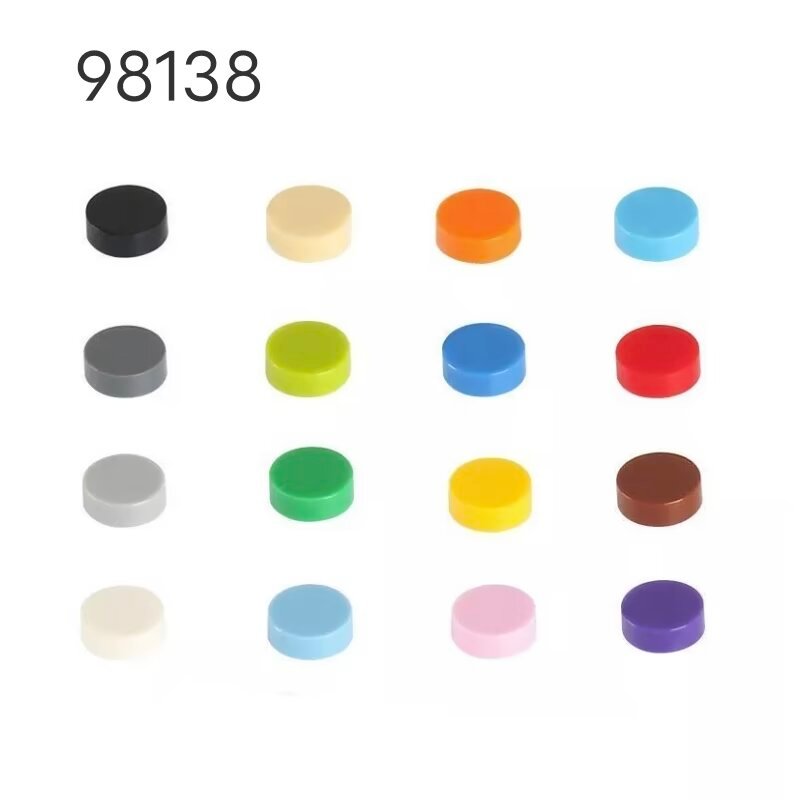 Compatible with Lego 98138 Small Particle Building Blocks 1x1 Round ...