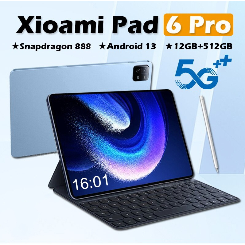 2024 Original Tablet Pad 6 Pro Snapdragon 888 Android 13 16GB+1TB PC 5G ...