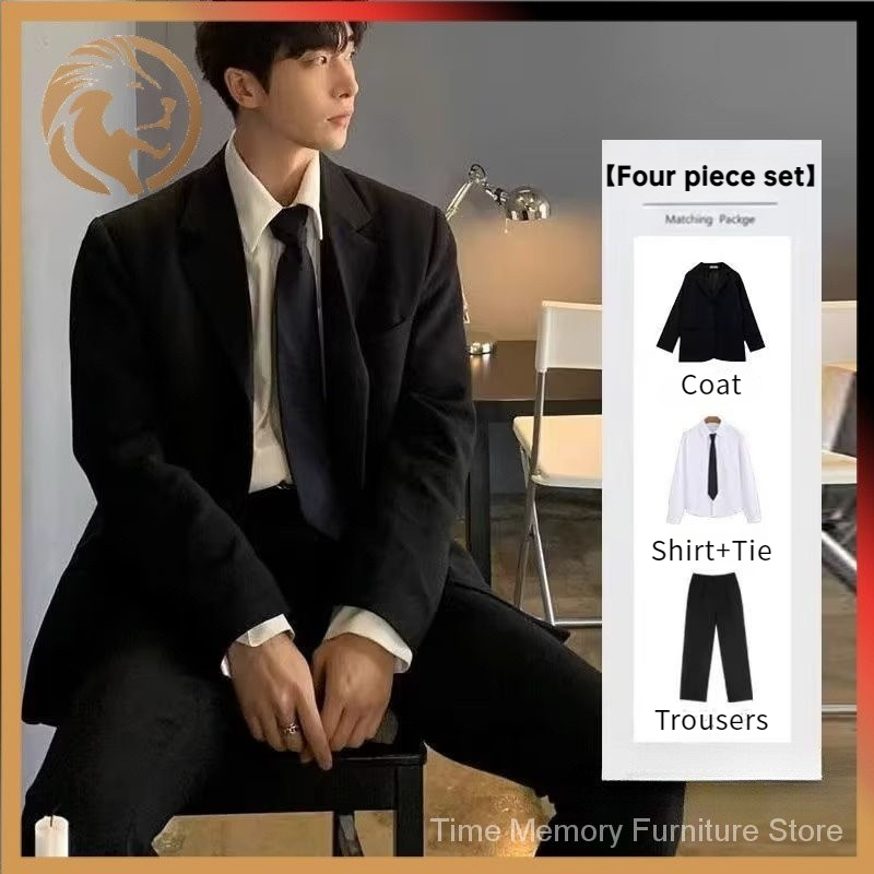 Men's DK uniform set summer trend small suit jacket suit Hong Kong ...