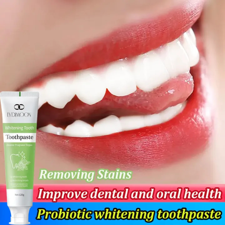 Teeth whitening LYDIMOON probiotic whitening toothpaste 120g whitening ...