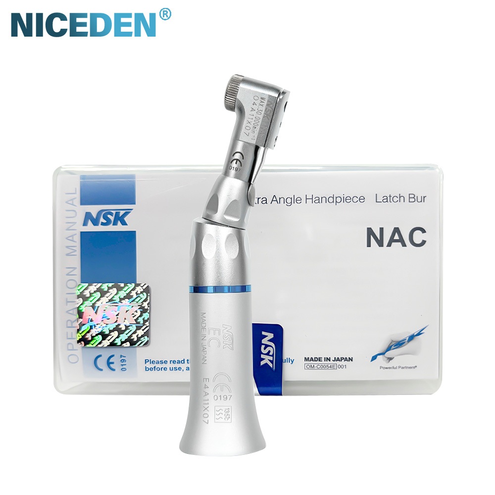 NICEDEN Dental Slow Low Speed Handpiece Push Button Contra Angle ...