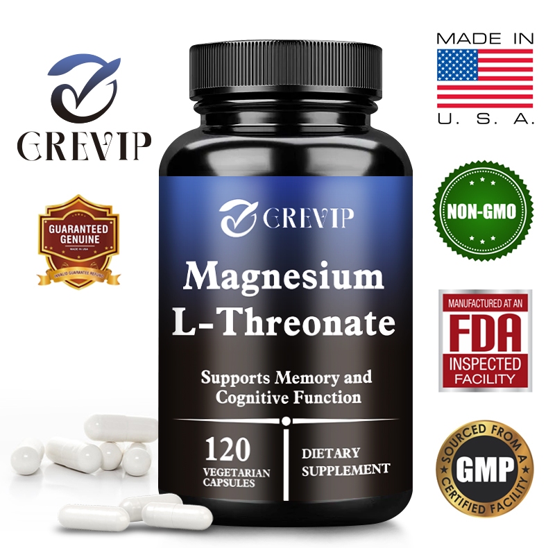 CREVIP L-Magnesium Threonate - Brain Health, Supports Memory and ...
