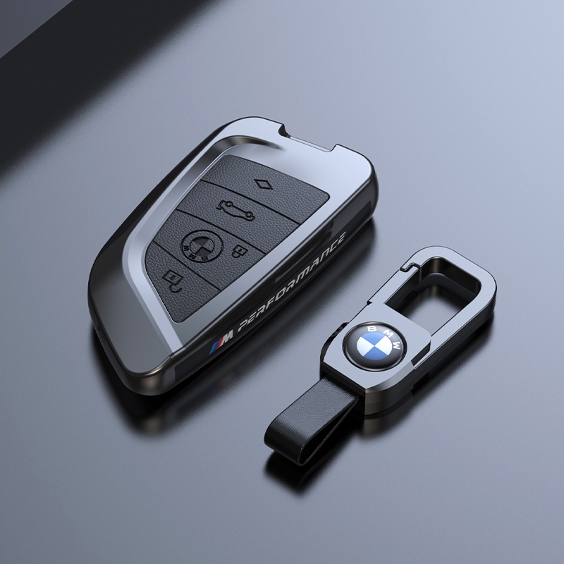 Zinc alloy Style Car Key Case Cover Shell Fob For BMW X3 X5 X6 F30 F34 ...