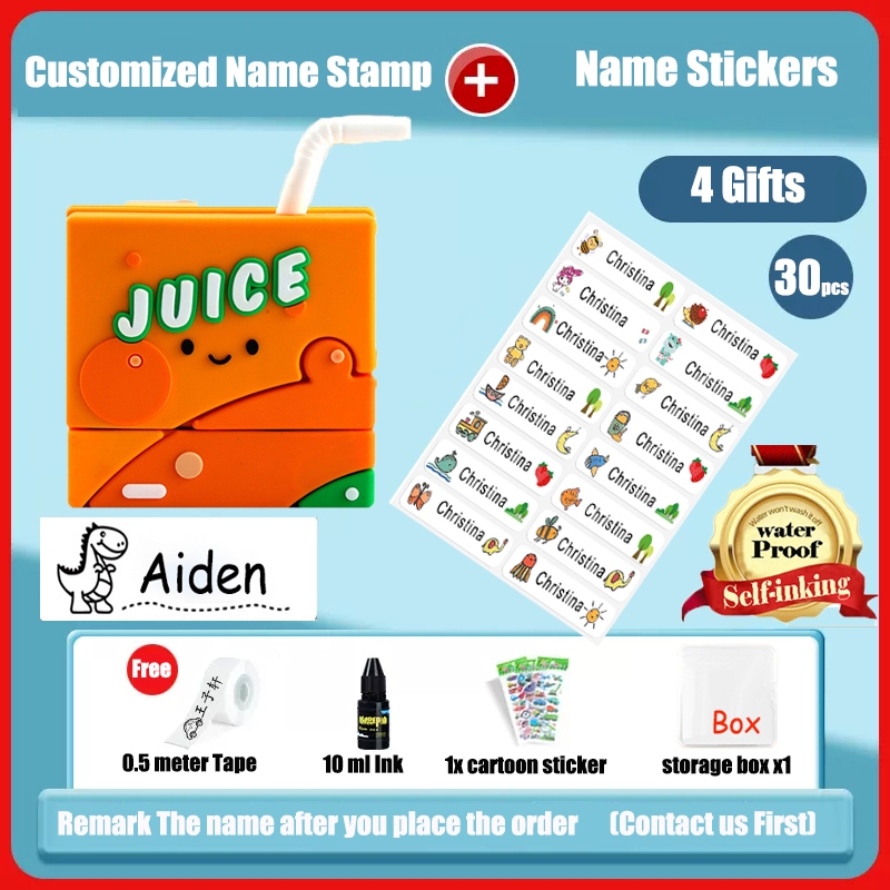 Personal Customized Name Stamp For Kids Fabric Name Stamp For Clothes ...