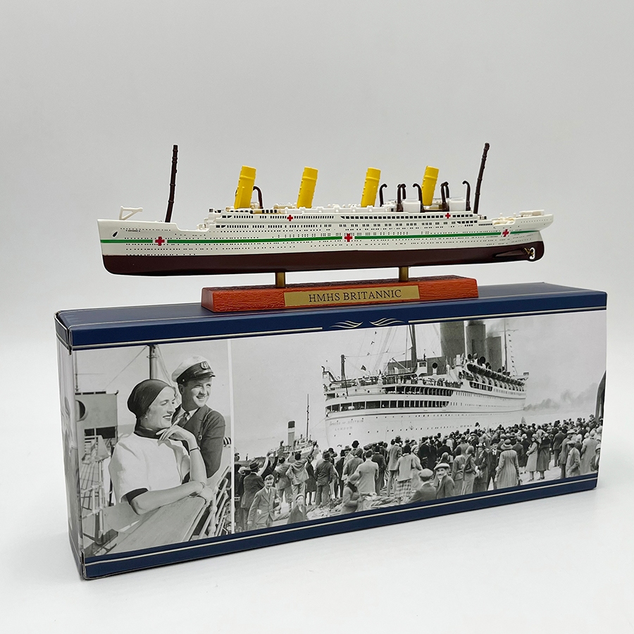 1:1250 Diecast Ship Model Toy ATLAS HMHS Britannic Ocean Liner Cruiser ...
