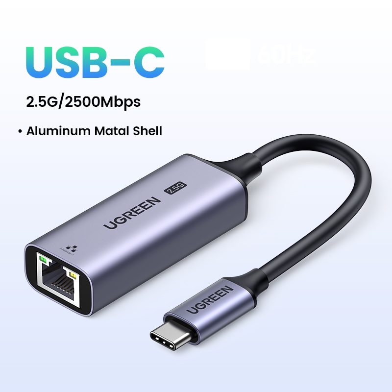 UGREEN Ethernet Adapter 2500mbps Usb C 2.5 Gigabit Type C To Network ...
