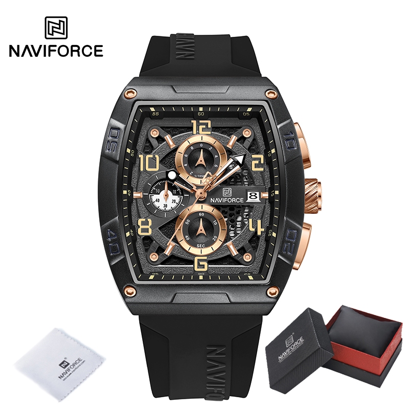NAVIFORCE Original Men's Watch Top Luxury Military Watch Multi ...