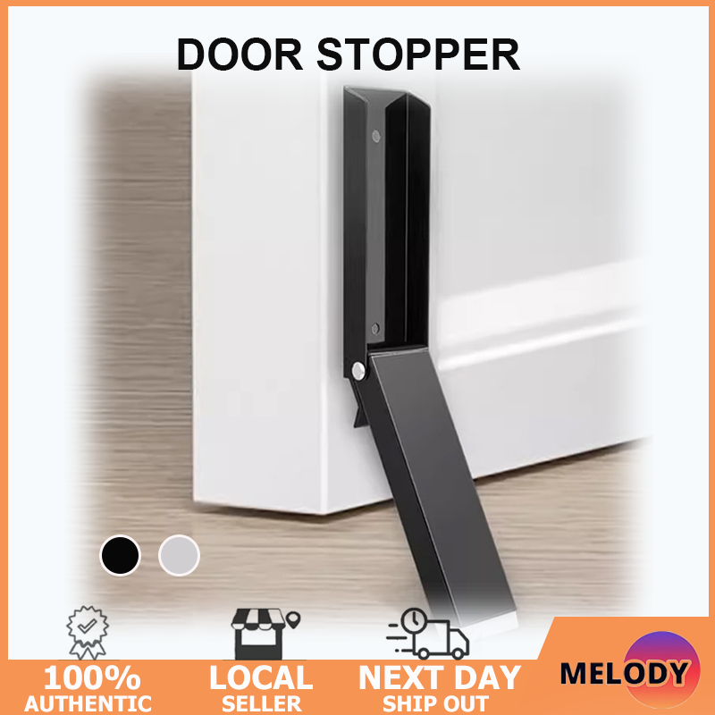 【SG Stock】Door Stopper Heightened Windproof Aluminum Alloy Anti-Pinch ...