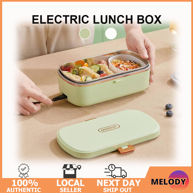 【SG Stock】Electric lunch box Removable 304 Stainless Steel Electric ...