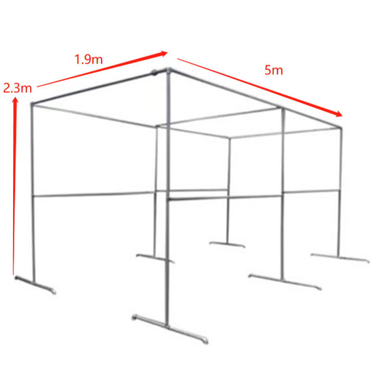 Galvanized steel pipe bracket (L/5*W/1.9*H/2.3m) | Shopee Singapore