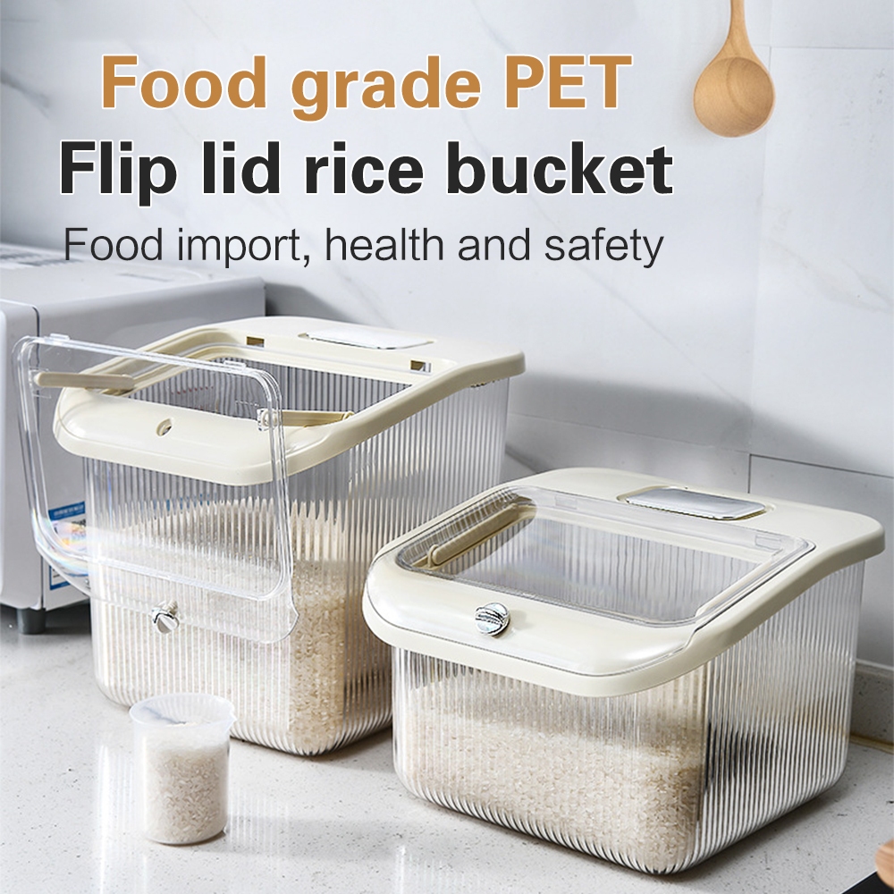 Kitchen Rice Bucket Insect-proof and Moisture-proof Storage Tank ...