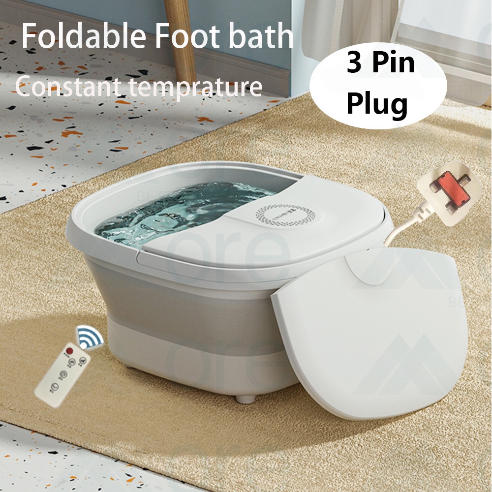 3 Pin plug Sg Stock Foldable Foot Bath remote control high quilty ...