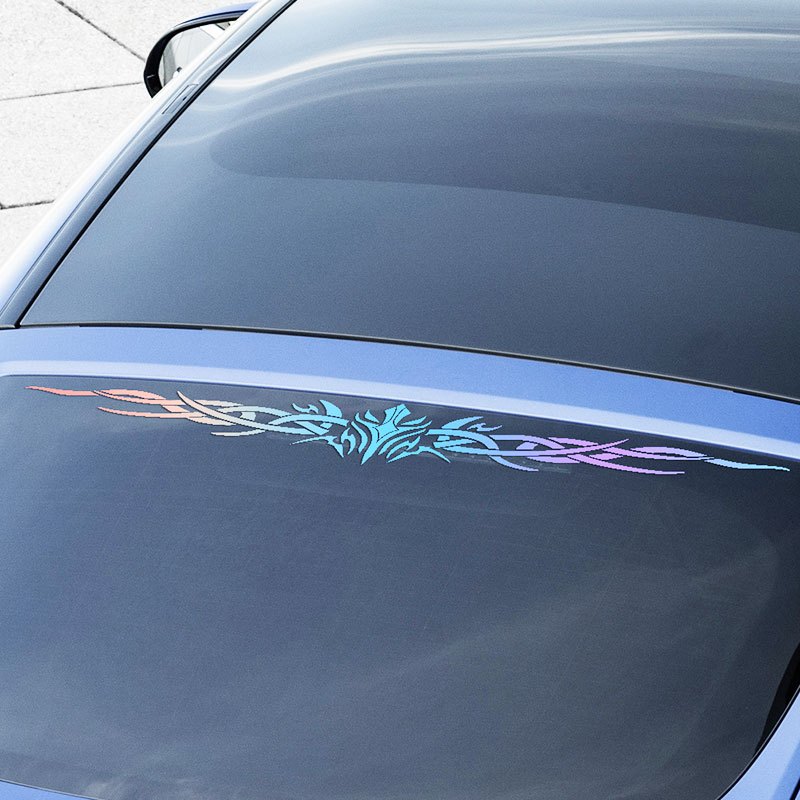 Car Sticker Shield Wings Sticker Kereta Front Back Windscreen Sticker ...