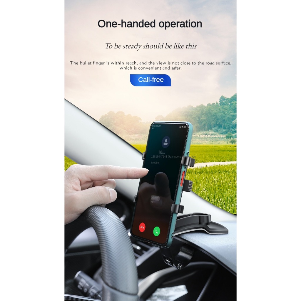 Car Phone Holder for Central Control Instrument Panel and Interior ...