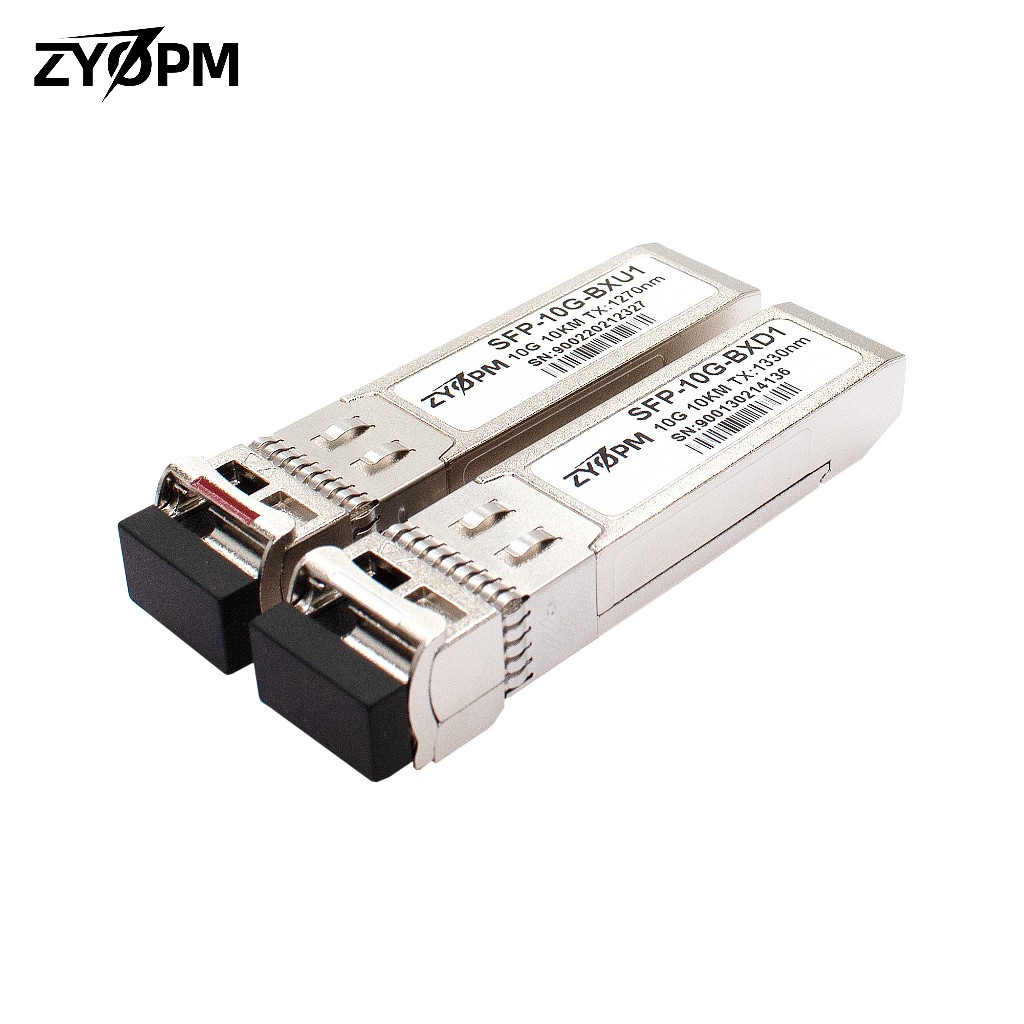 1 Pair 10G SFP+ Bidi Transceivers, Single-Mode Module 10/20/40/60KM, Bi ...