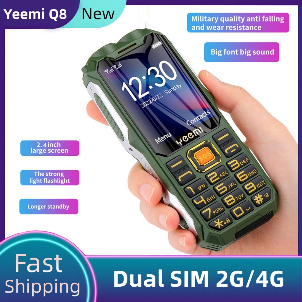One-key SOS call Yeemi Q8 Luxury Large Letters mobile phone Big button ...