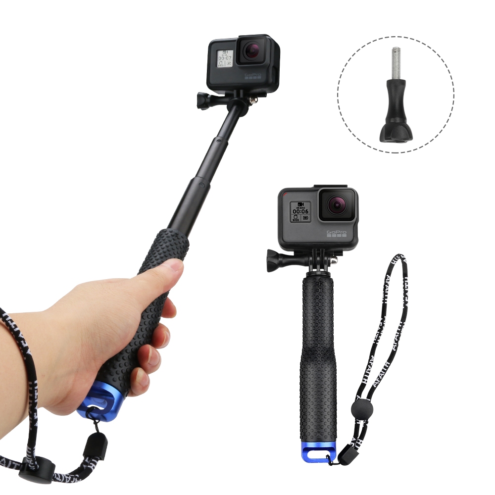 AFAITH Mini Waterproof Selfie Stick Extension Handle Pole for GoPro ...