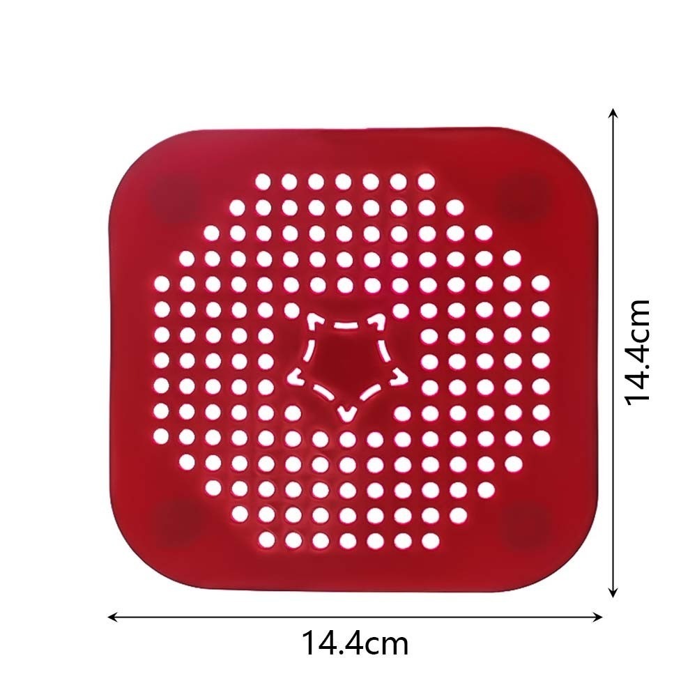 Silicone Drain Protector with Sucker / Sink Strainer Shower Hair ...