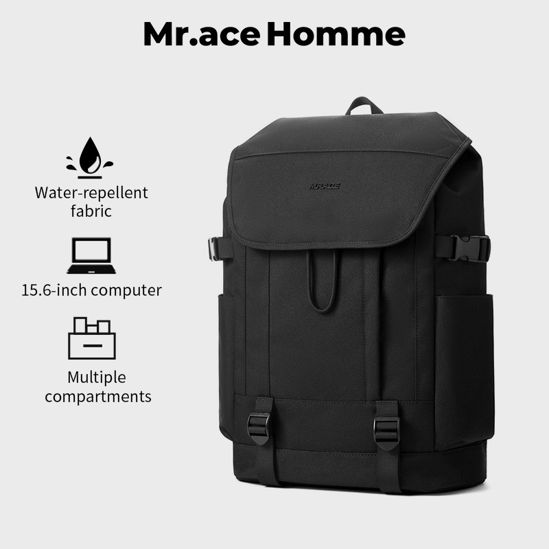 Mr.ace Homme 3003 waterproof laptop backpack for women 15.6 17 inch ...