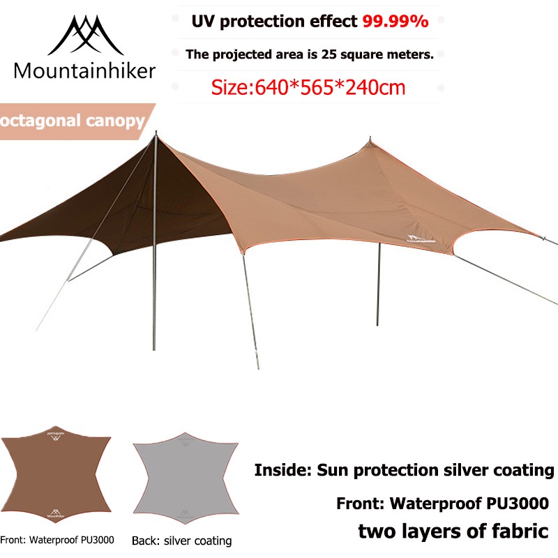 SG ⚡️Ready stock⚡️ MOUNTAINHIKER Muya Canopy/Canopy/Tarp (15 Persons ...