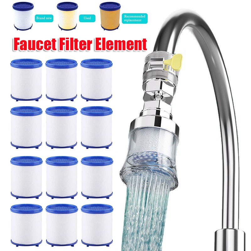 2/5/15pcs Faucet Filter Filter Element Water Purifier Filter Shower ...
