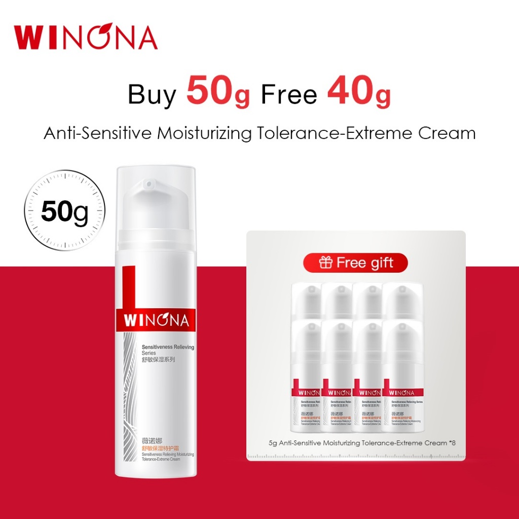 【Buy 50g Free 5g Cream*8】Winona Anti-Sensitive Moisturizing Tolerance ...