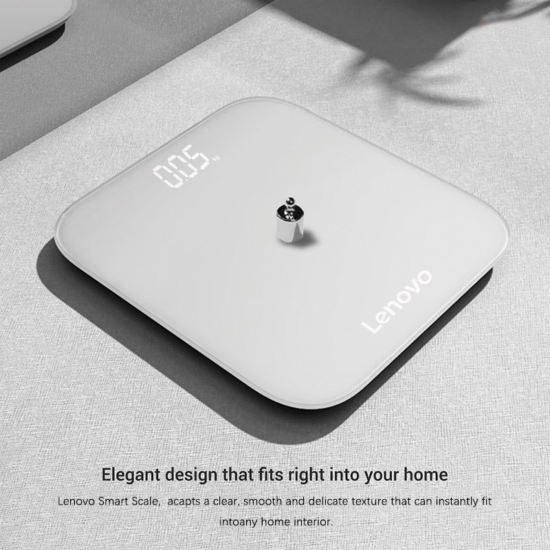 Lenovo Digital Body Weighing Scale Weight Scale LCD Display Bathroom ...