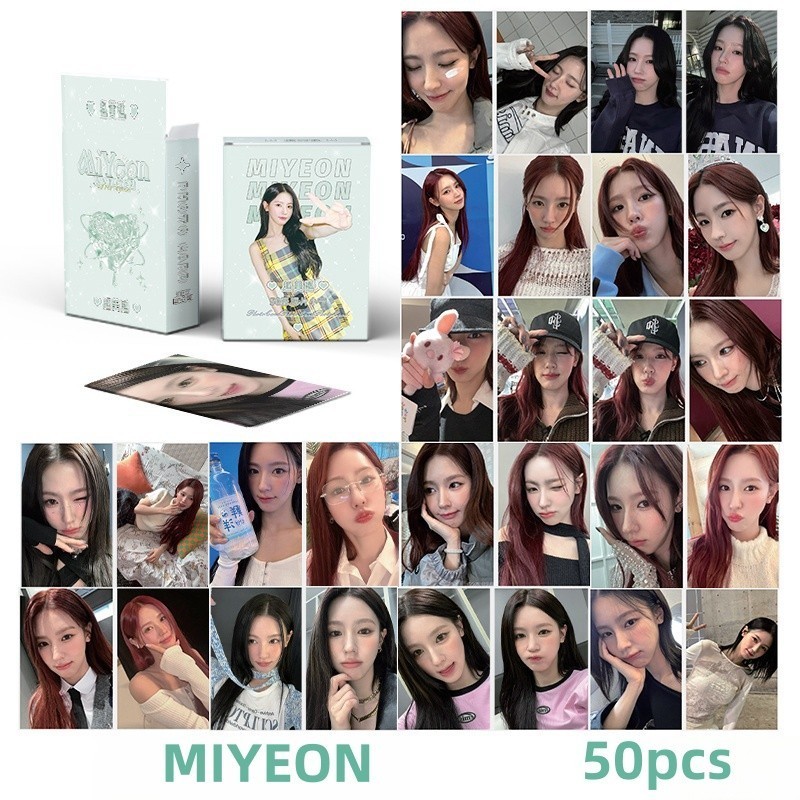 50pcs/box LE SSERAFIM Photocards Album Lomo Cards Lesserafim Kpop ...