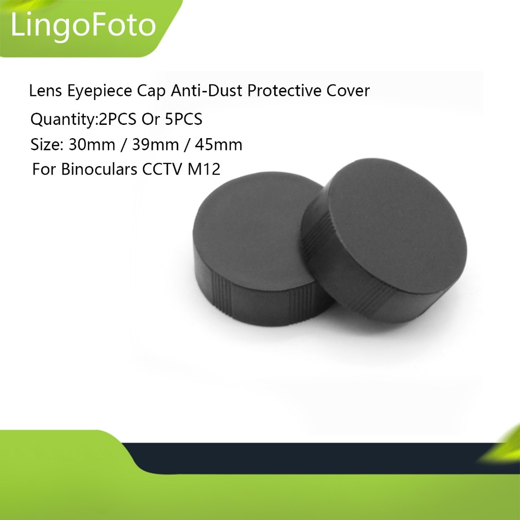 2X/5X 30/39/45mm Lens Eyepiece Cap Anti-Dust Protective Cover For ...