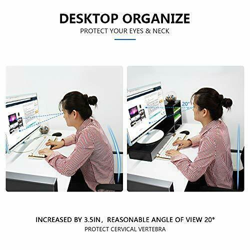 [SG stock]Monitor Riser Stand Wooden Laptop Stand Desk Organizer ...