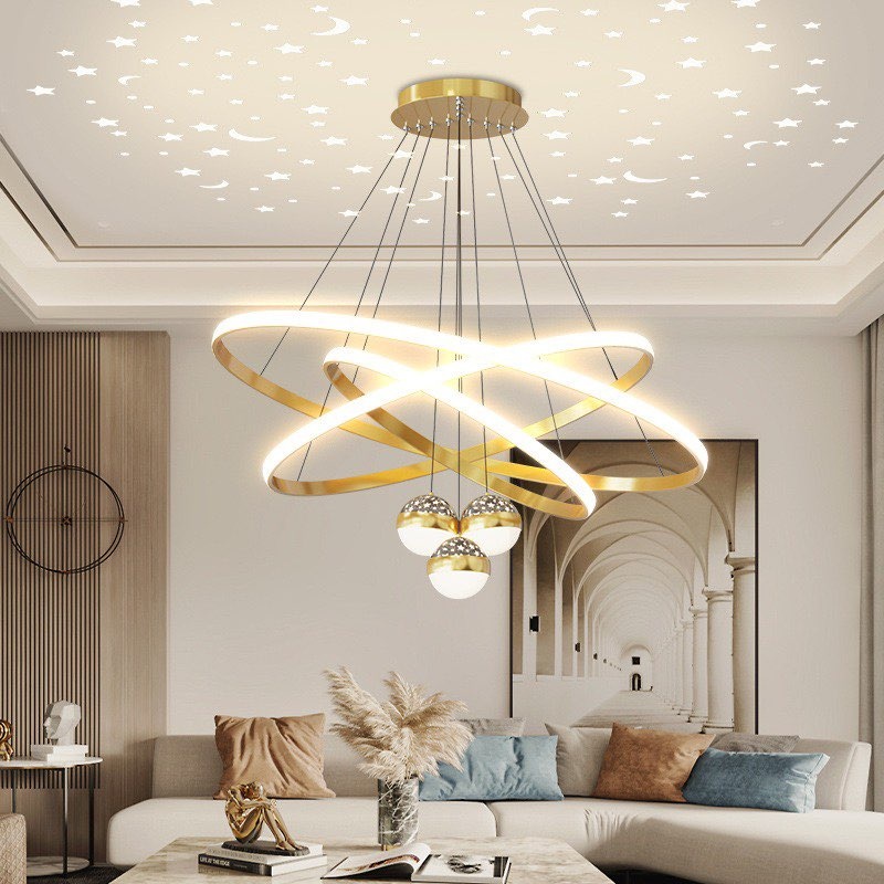 Modern LED chandeliers, living room chandeliers, modern light in the ...