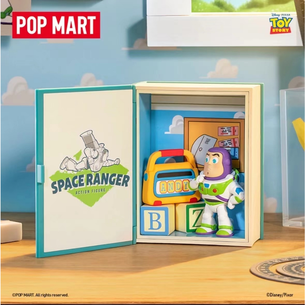 [Genuine]Popmart POPMART Toy Story Andy's Room Series Scene Buzz ...