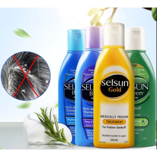 Selsun Blue Shampoo 200ml, Selsun gold / green / purple Australia Daily ...