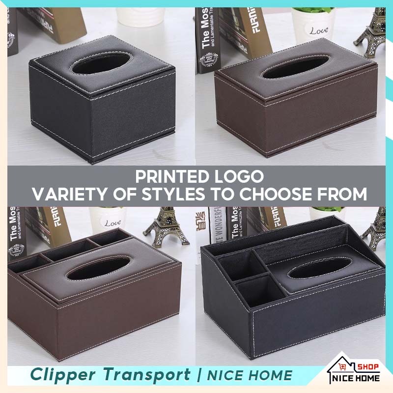 European Style Tissue Box Multifunctional Creative Leather Tissue Box ...