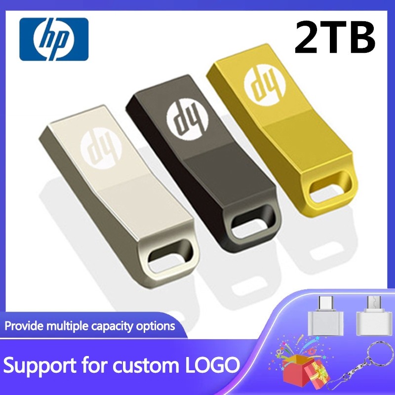 Adequate inventory! Metal USB flash disk1TB 2TB USB 2.0 Hanging Hard ...