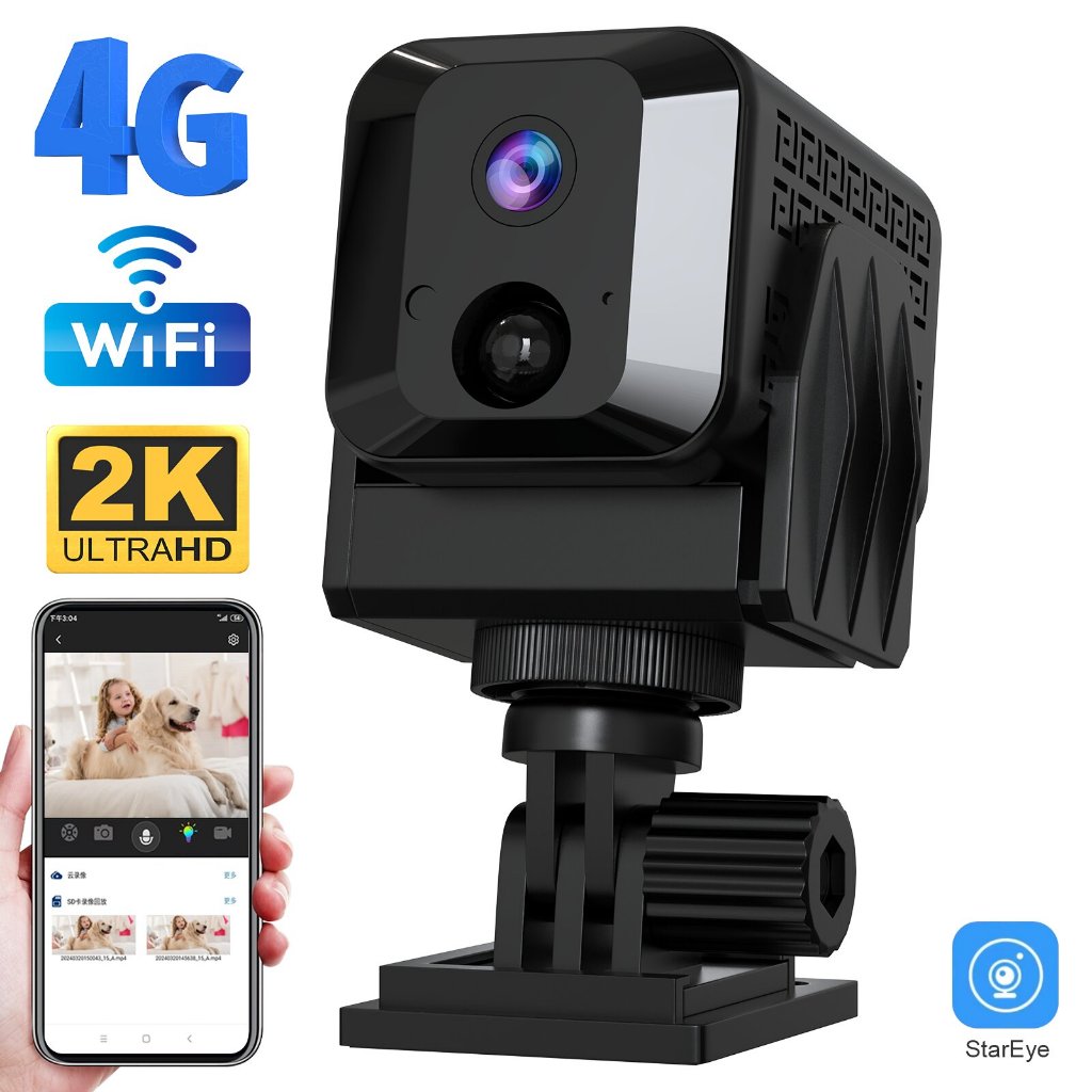 4G Mini Camera,In-vehicle monitoring Wireless Camera No WiFi Needed ...
