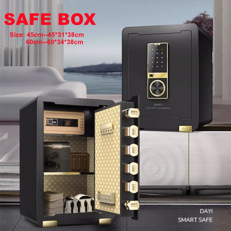 SG STOCK Theft Safe Box Fireproof Waterproof Passcode Key Digital ...