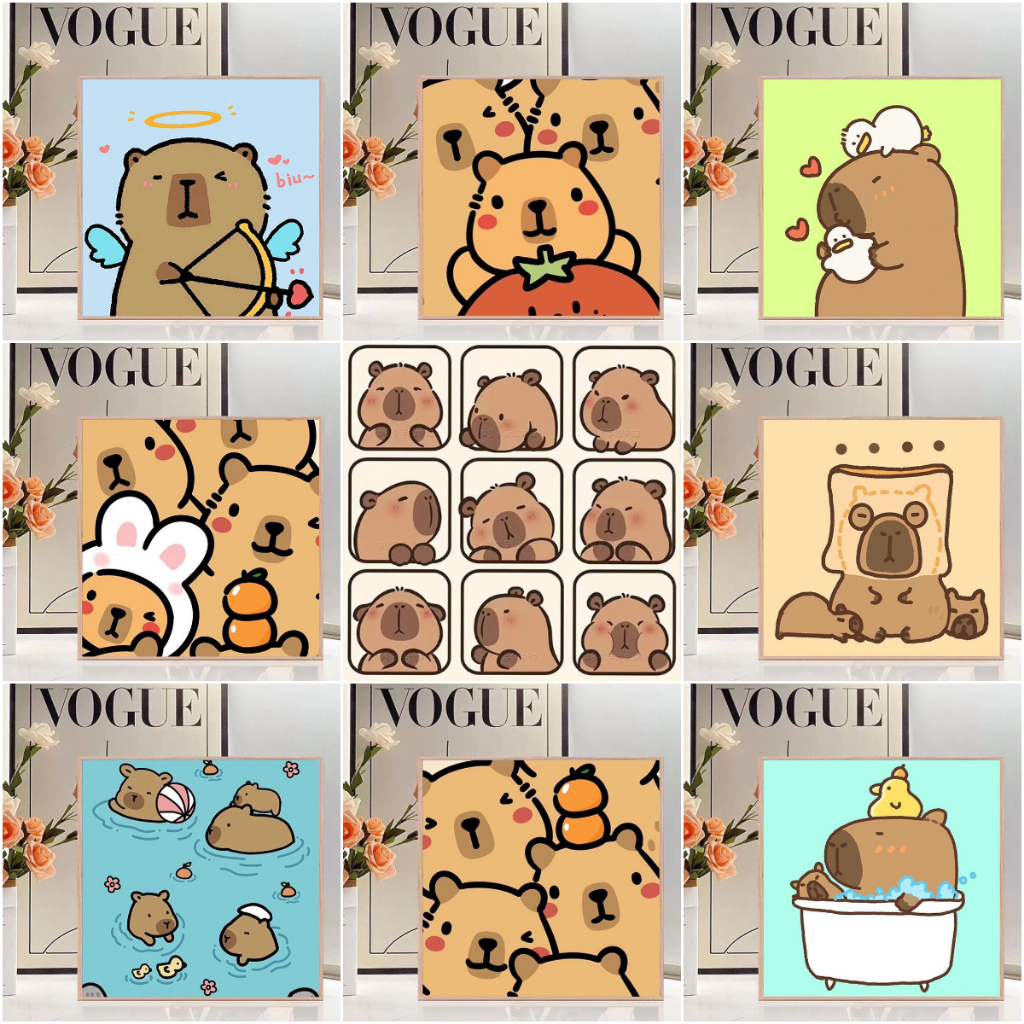 DROFE With Frame Paint by numbers 20x20cm DIY Children's art sets ...