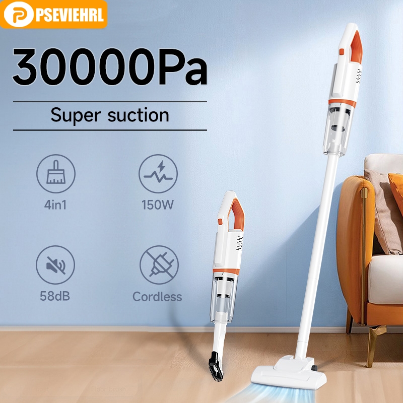 4 in 1 cordless vacuum cleaner 30000Pa strong suction portable car ...
