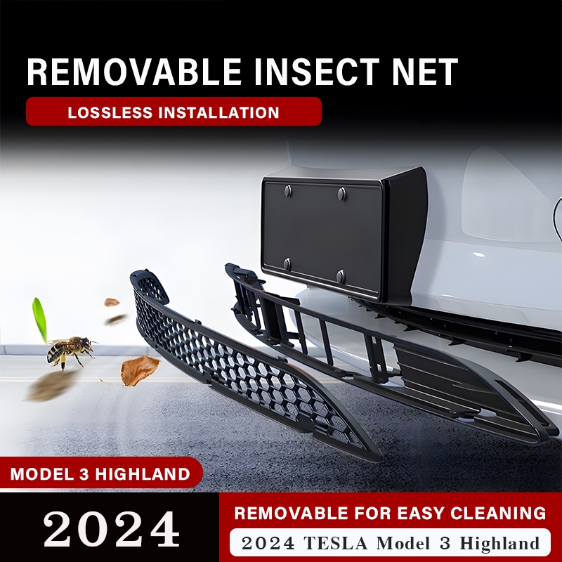 Suitable for 2024 2025 Tesla Model 3 Highland air intake grille insect ...