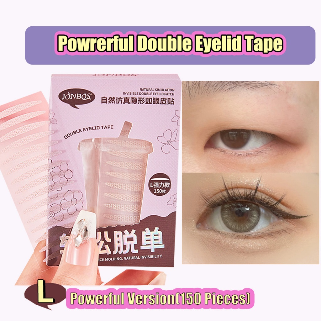 Janbos 150 Double Eyelid Tape Natural Powerful Tape Olive Eyelid Easy ...